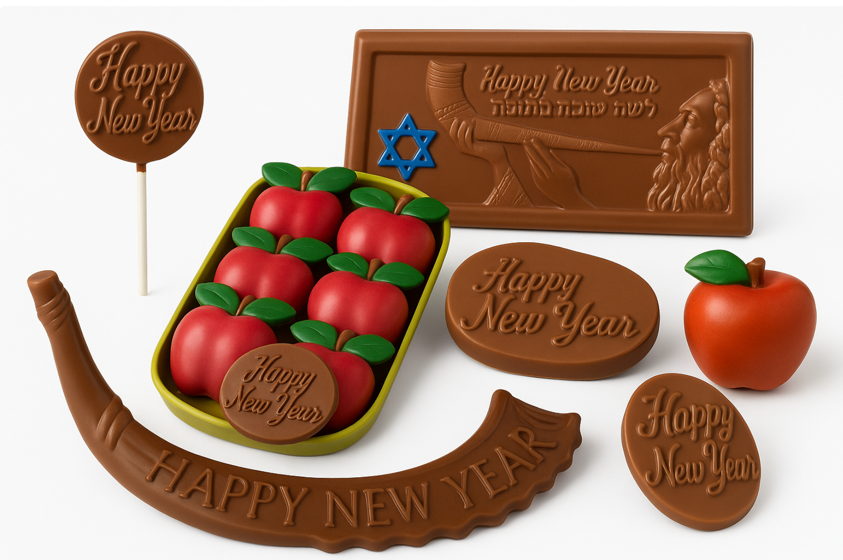 Rosh Hashanah Gifts - Symbolic Chocolate Treats | Mini Shofar – The ...