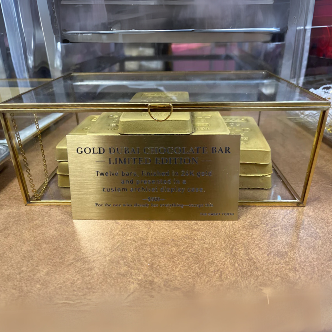 Dubai Gold Chocolate Bar - Limited Edition Luxury — The Sweet Tooth